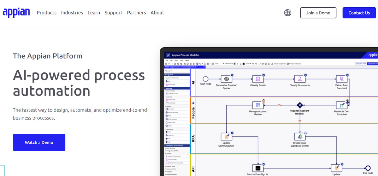 Intelligent Process Automation Companies in the US